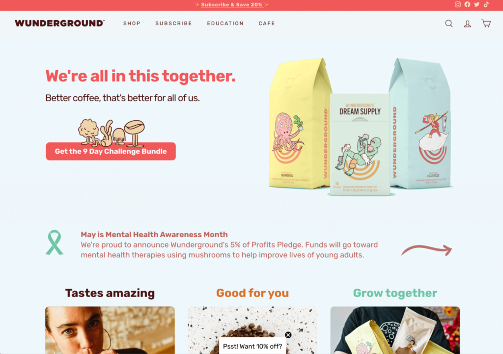 18 Shopify Website Examples to Spark Creativity - Page 3 of 11 - Mindsize